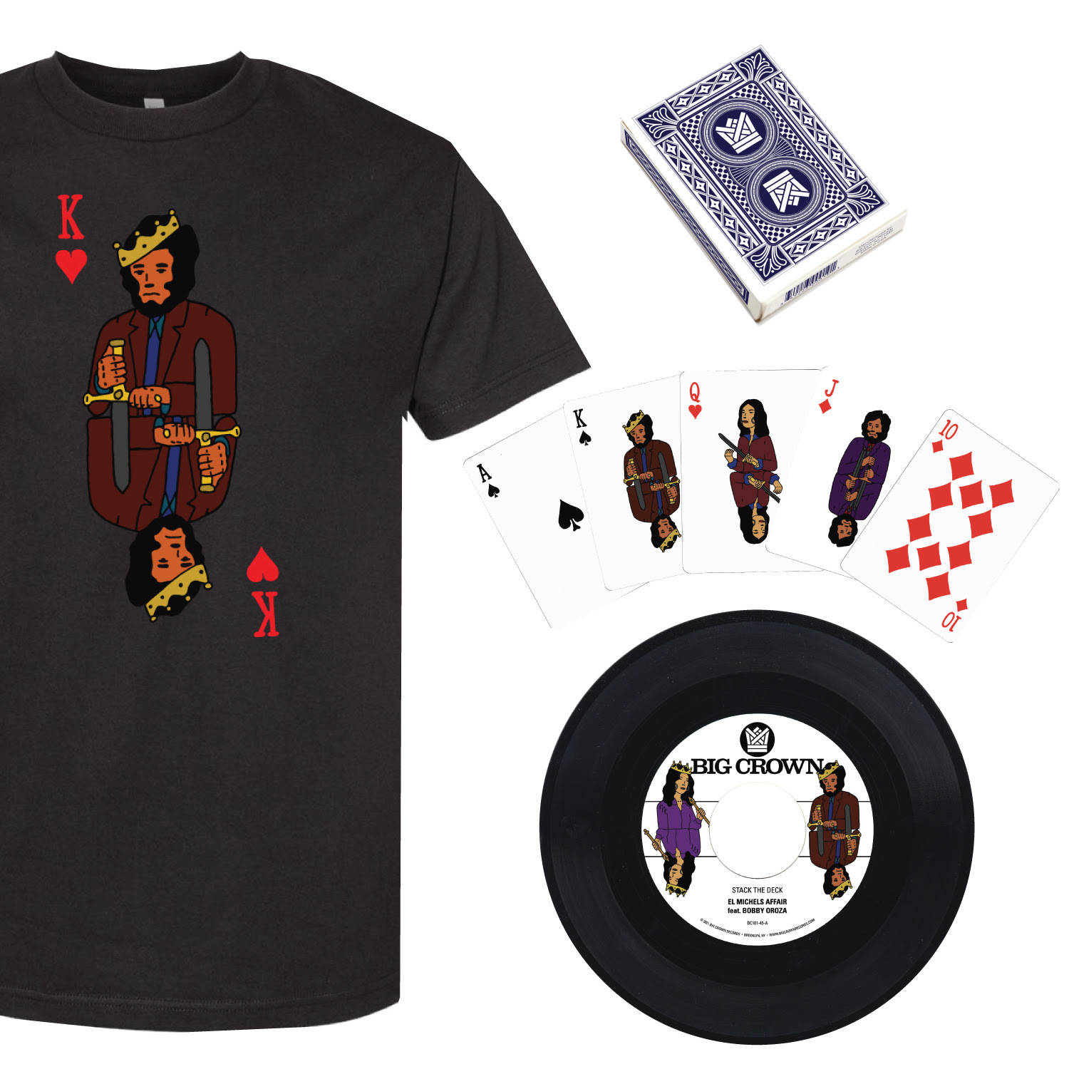 Big Crown x El Oms Custom Deck Bundle | Flea Market Funk